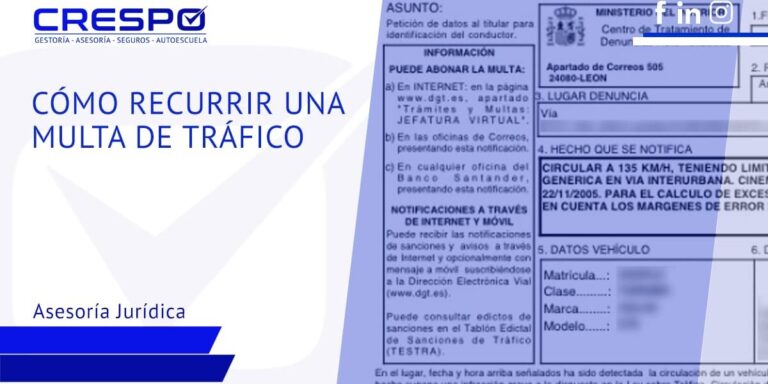 ¿Cómo Recurrir una Multa de Tráfico Injusta? - Modelo de Recurso